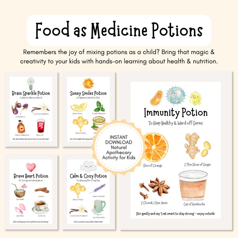 Organic Kids Potions - Etsy UK