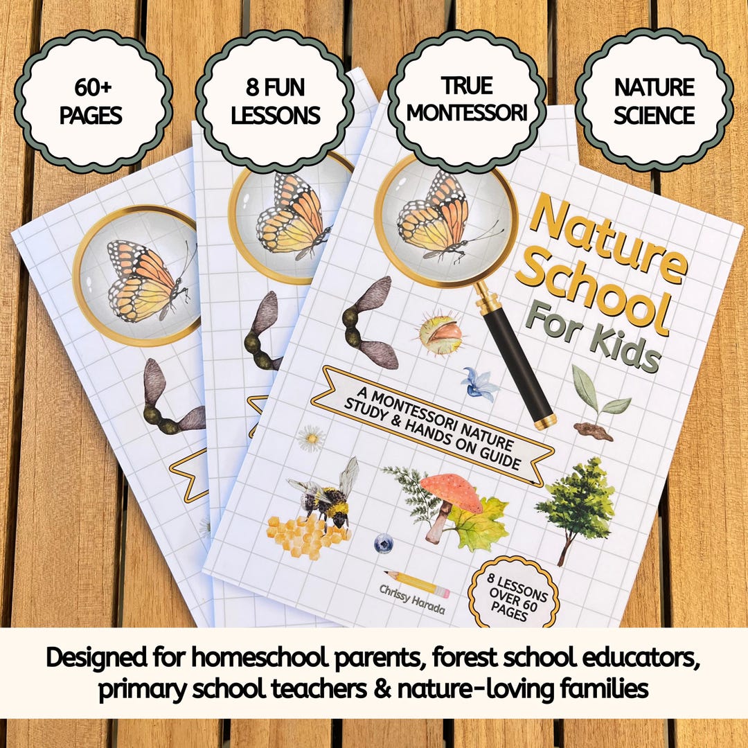 Nature Activities for Kids Printable Bundle | Montessori Homeschool ...