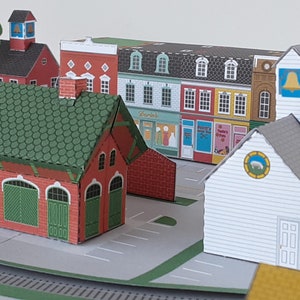 Model Train Layout Printable PDF Paper Craft - Etsy