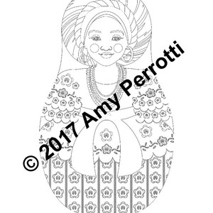 Brazilian, Bahia Coloring Sheet Printable File, Traditional Folk Dress ...