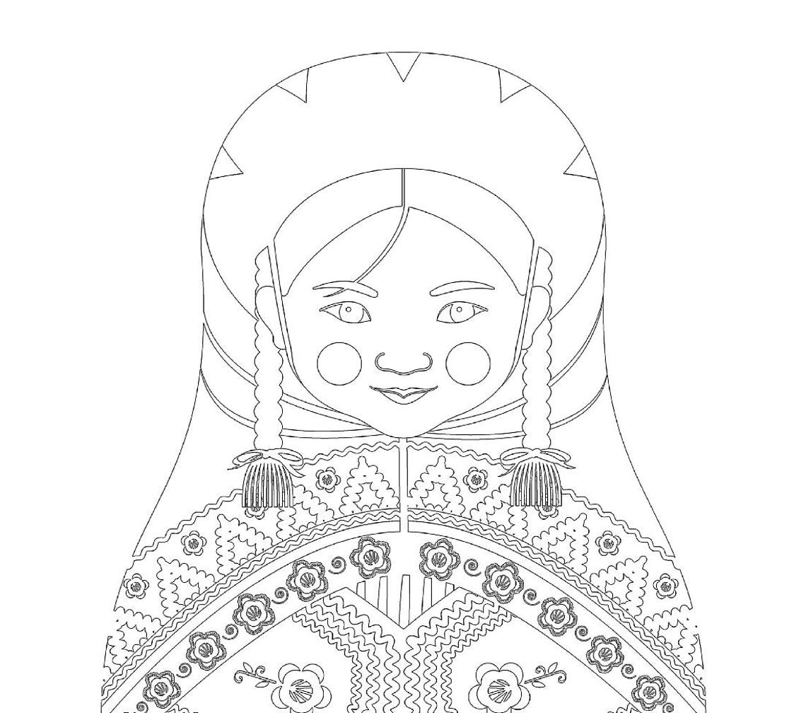 Peruvian Coloring Sheet Printable File, Traditional Folk Dress ...