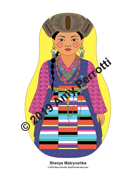 Sherpa Dress Drawing