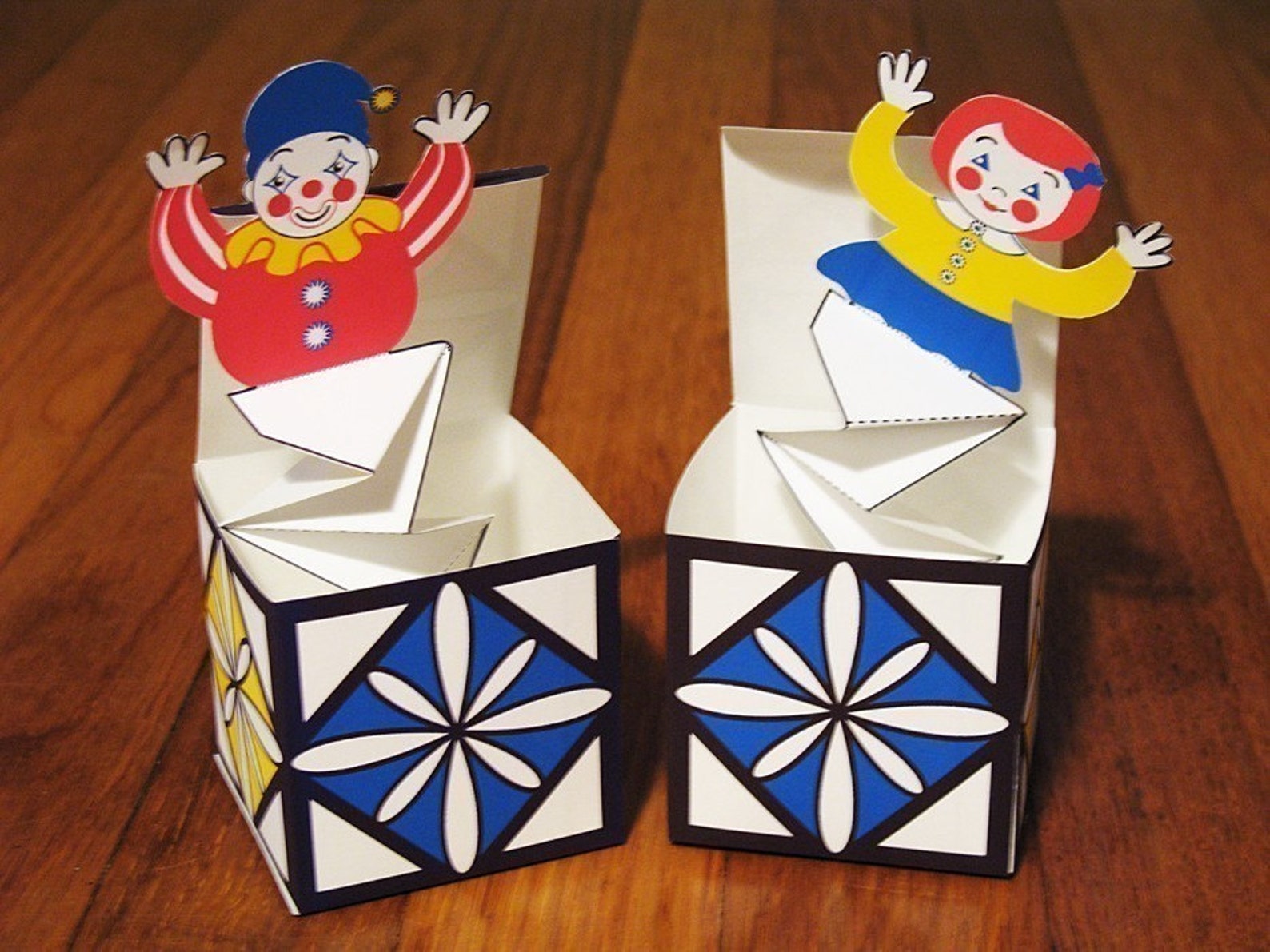 Jack in the Box Pop up Printable File DIY Paper Toy Crafts PDF and PNG ...