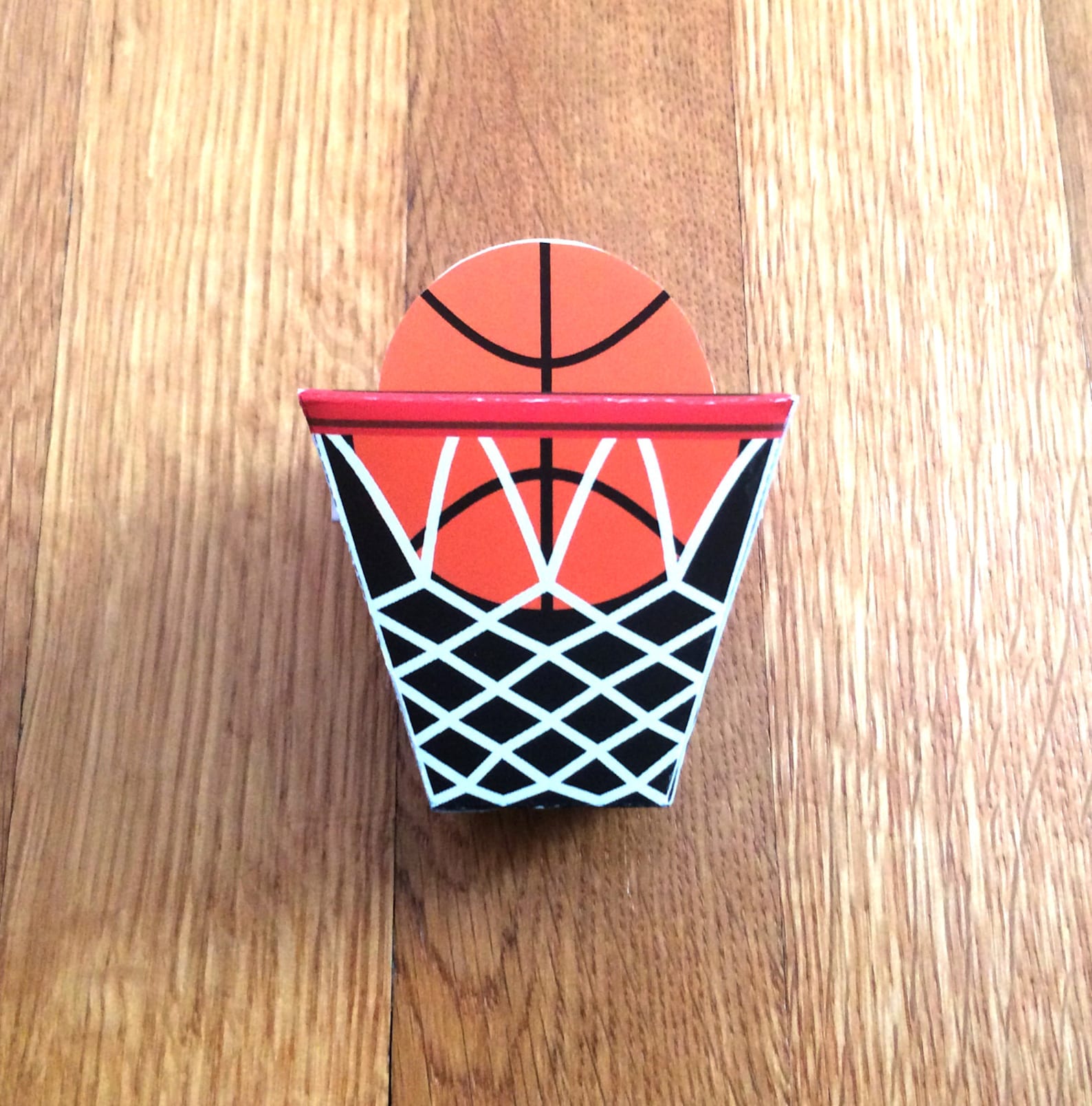 Basketball Party Favor Box DIY Printable File Craft PDF and PNG Files ...