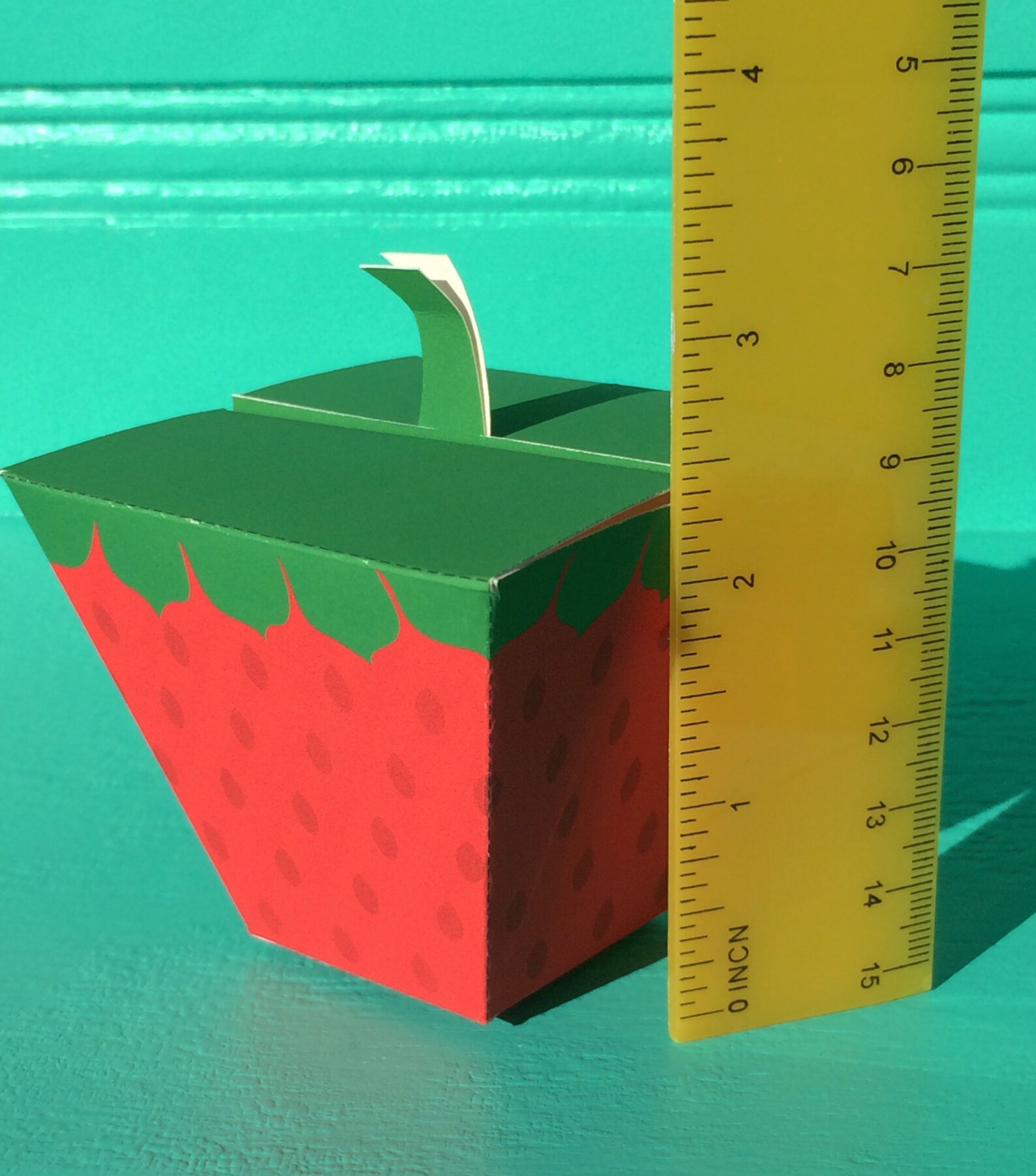 Strawberry Favor Boxes DIY Printable File Craft - Etsy