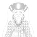 Sherpa Coloring Sheet Printable File, Traditional Folk Dress ...
