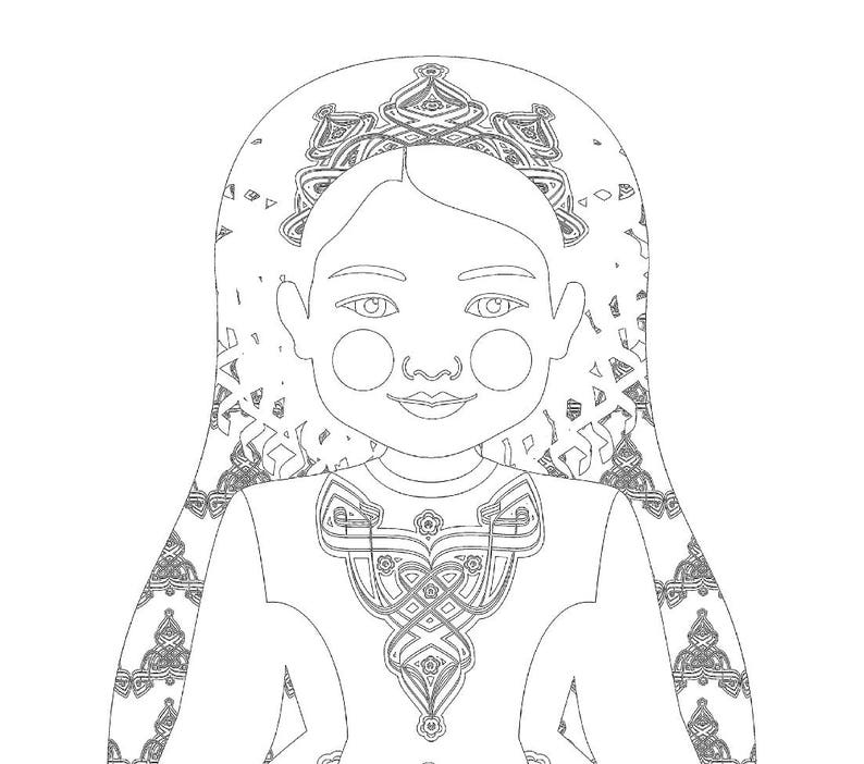 Irish Dancer Coloring Sheet Printable File Traditional Folk - Etsy Ireland