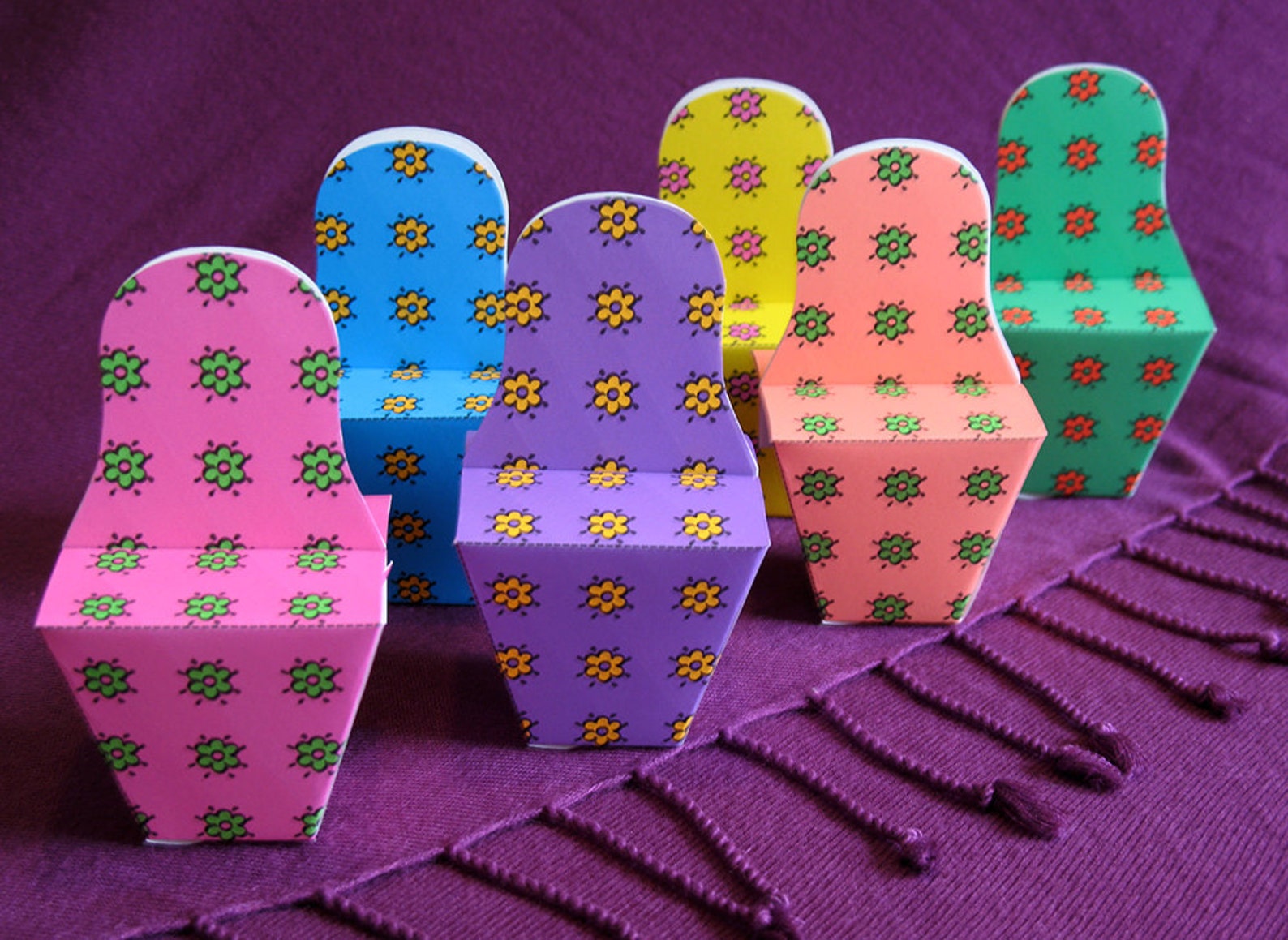 Indian Matryoshka Party Favor Boxes Printable - Etsy