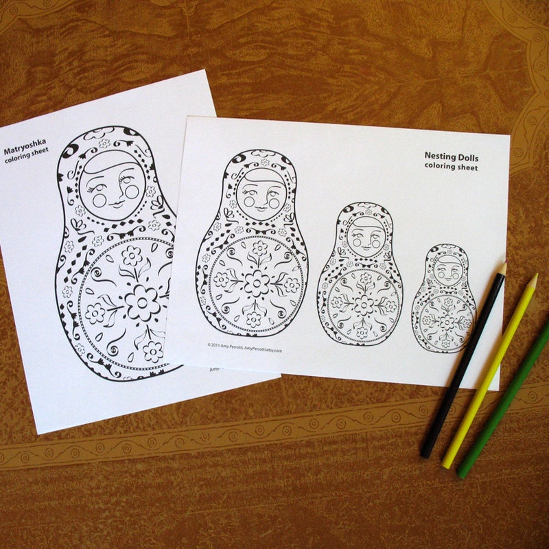Russian Babushka Dolls - Etsy