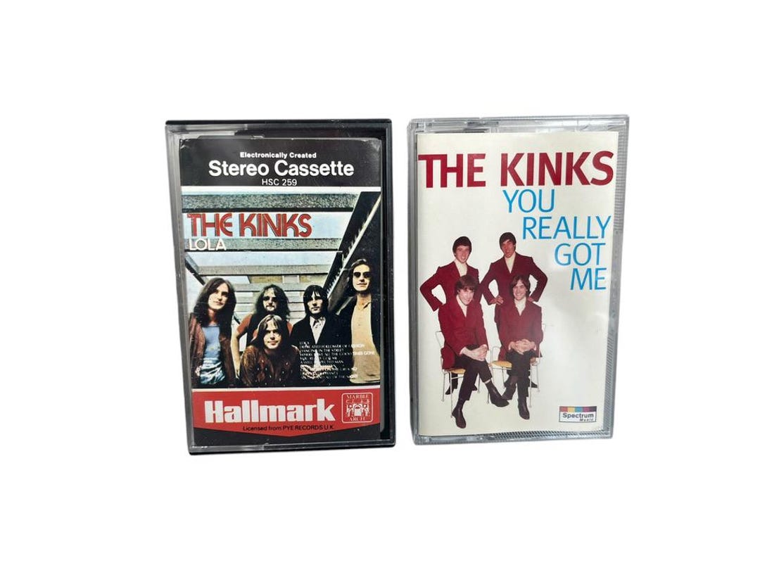 The Kinks Rare Vintage 1960s British Rock Cassette Tapes Albums - Etsy