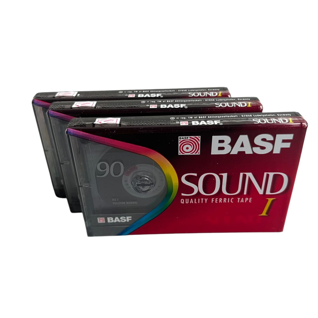 BASF Quality Ferric Tape Empty Cassette, 60-minute Blank Tape - Etsy