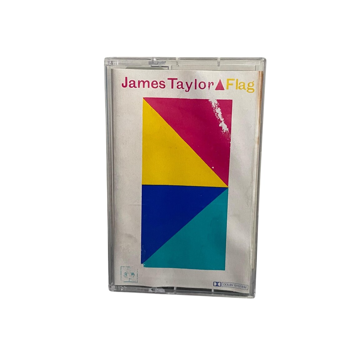 James Taylor Flag Vintage Cassette, Original 1979s Retro Analogue Tape ...