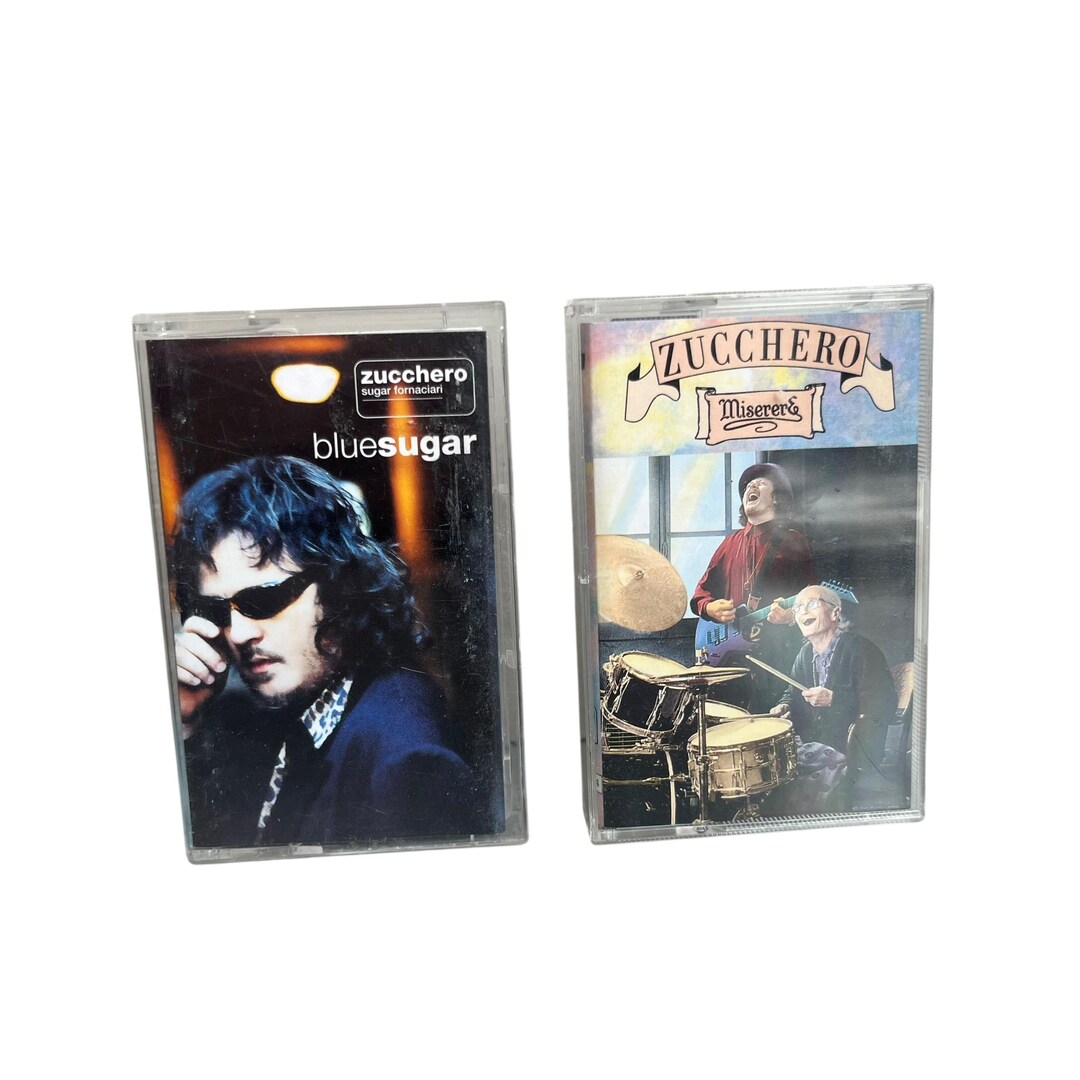 Vintage Zucchero Cassette Tapes: 1990s Italian Pop Rock Albums - Etsy