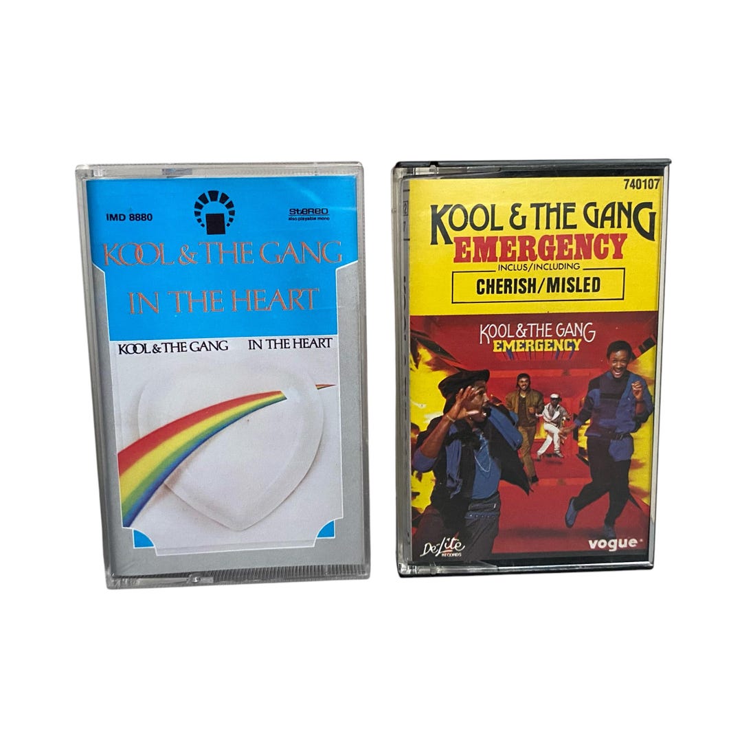 Vintage Kool and the Gang Cassette Tapes, R&B Soul Collectibles - Etsy