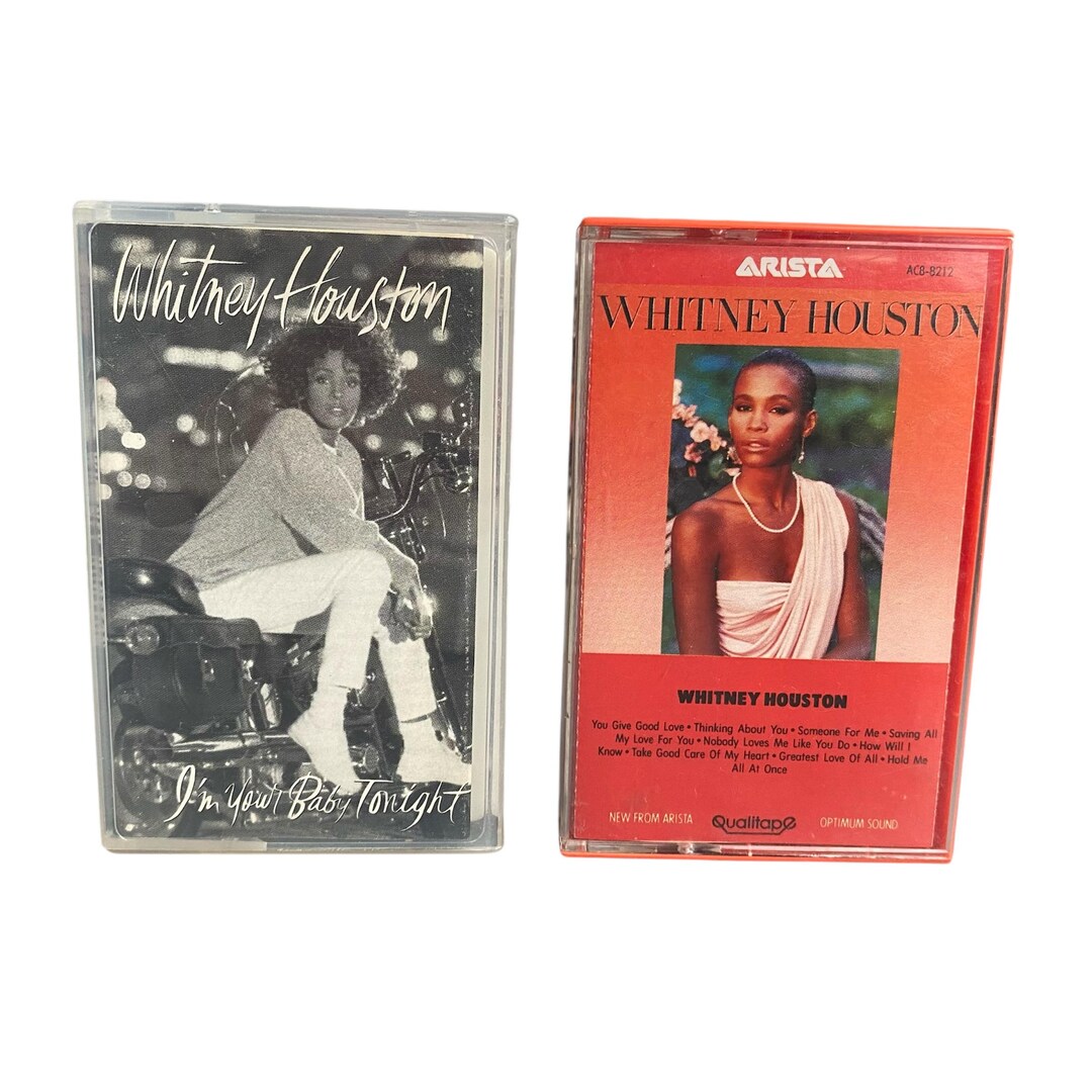 Whitney Houston Legendary Vintage Cassettes, Original 70s Retro ...