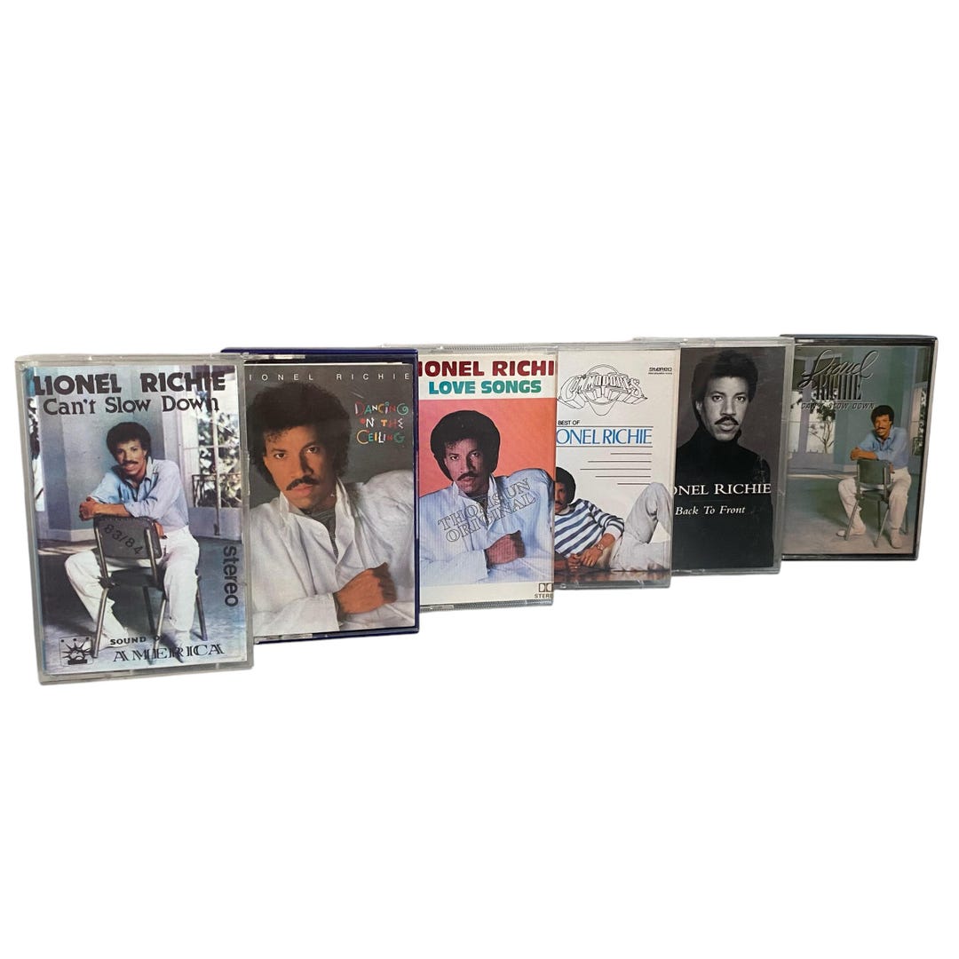 Vintage Lionel Richie Cassette Tape Collection: 1980s Soul R&B - Etsy