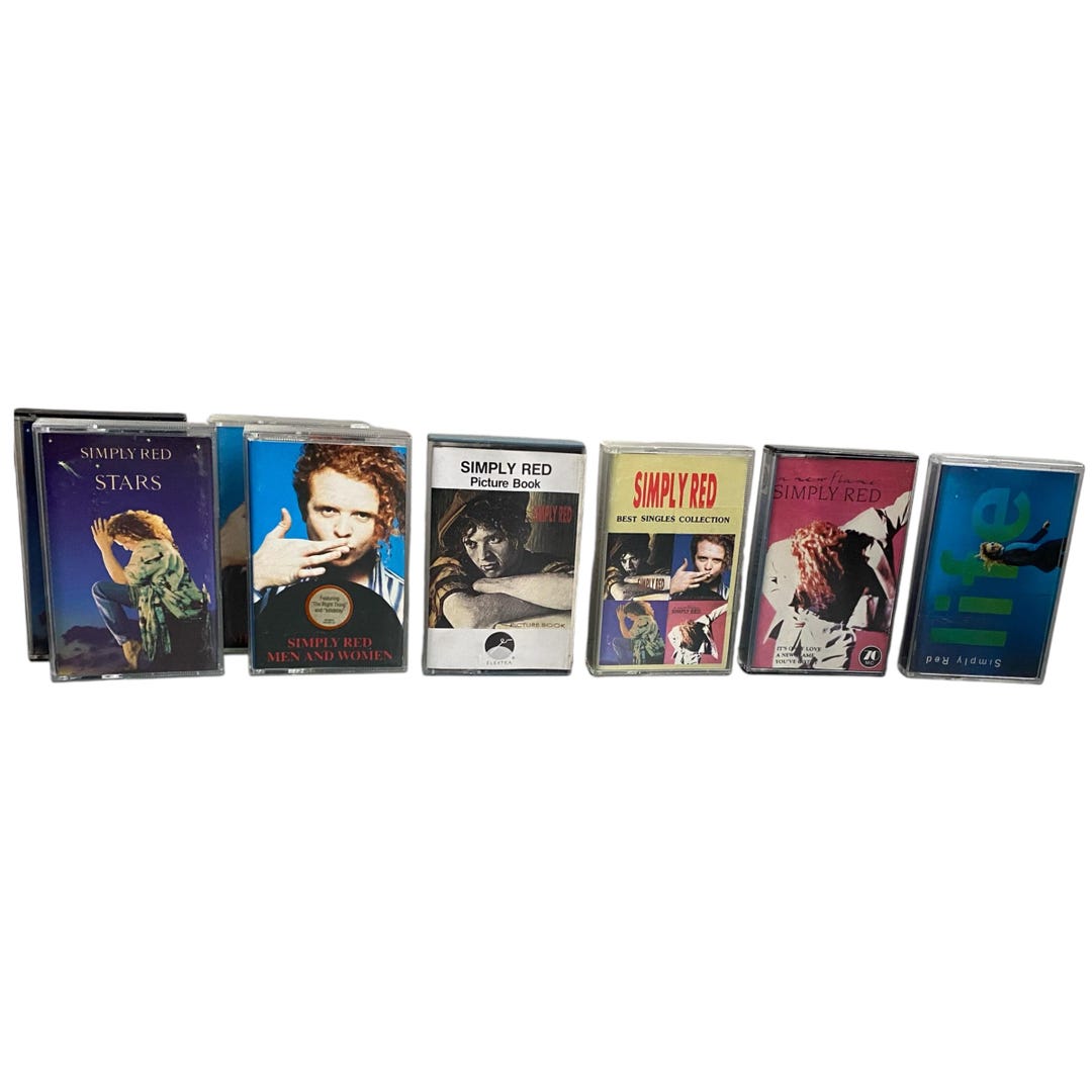 Vintage Simply Red Cassette Tapes: 1980/90s British Pop Albums - Etsy