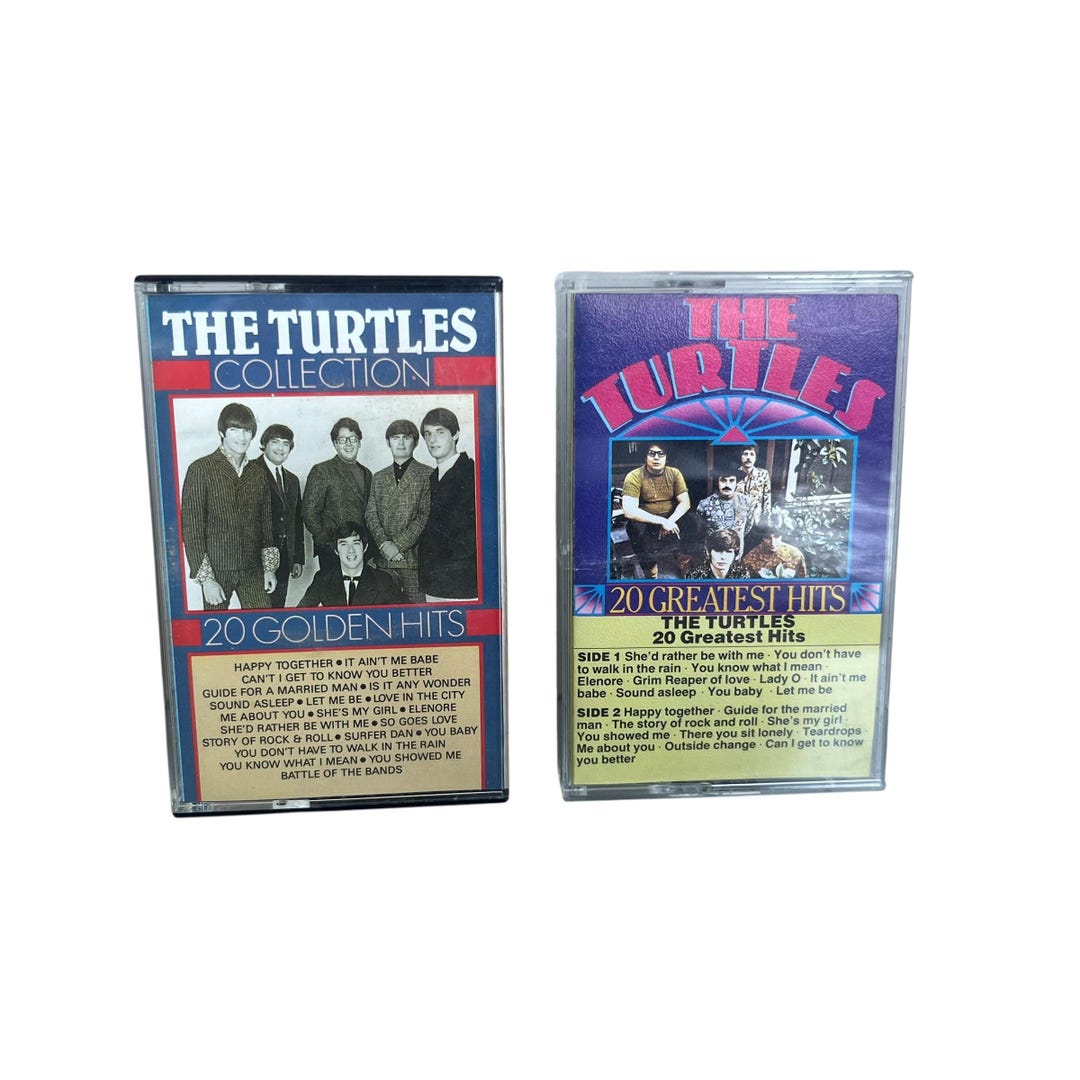 The Turtles Cassette Tape: 1980s Vintage Rock Album, Collectible Music ...