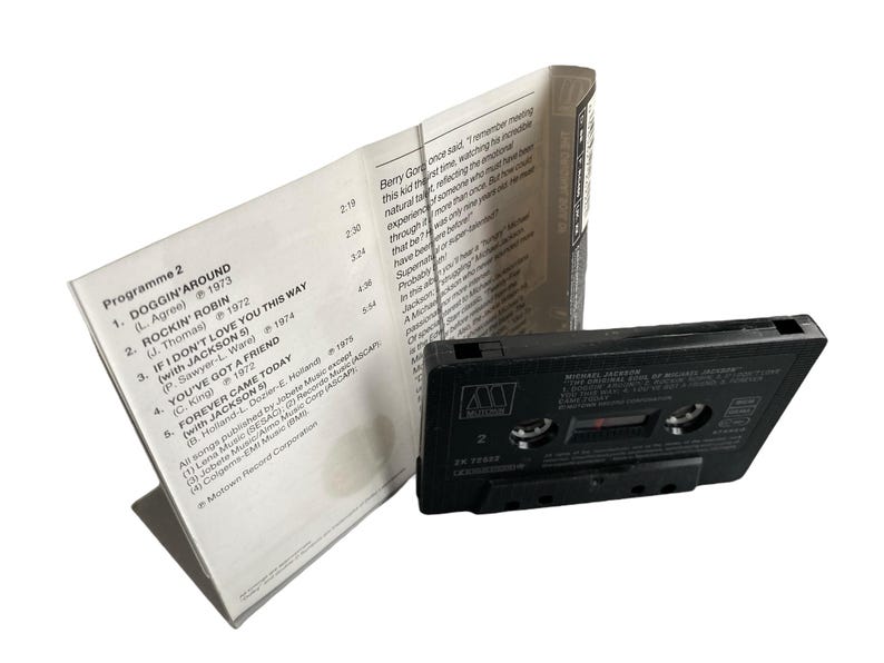 Vintage Michael Jackson Cassette Tape Collection, 1980/90s Pop Albums ...