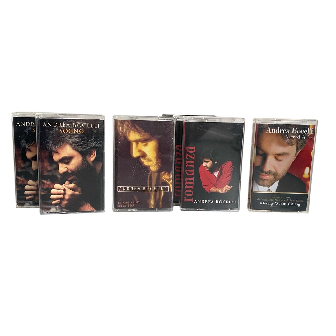 Vintage Andrea Bocelli Cassette Tapes: 1990s Italian Opera Albums - Etsy