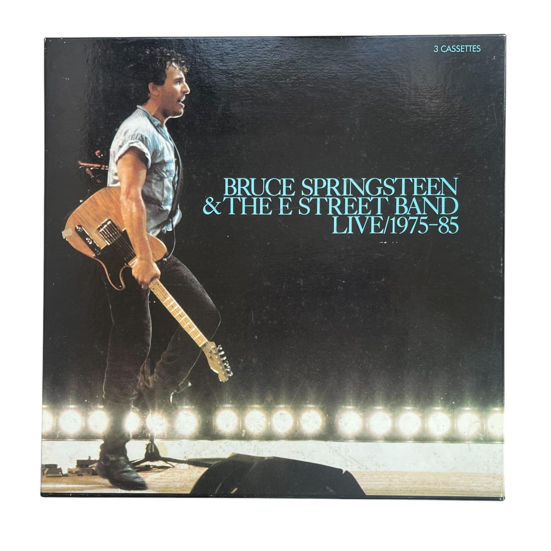 Bruce Springsteen & Street Band Live 1975-85, 3 Pack Vintage Cassettes ...