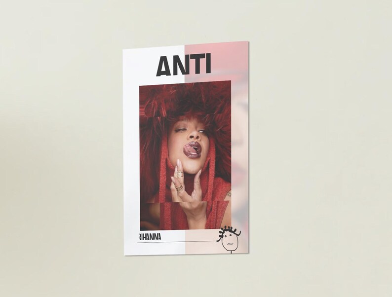 Rihanna ANTI Album Cover Poster | Music Icon Art (digital Download) - Etsy