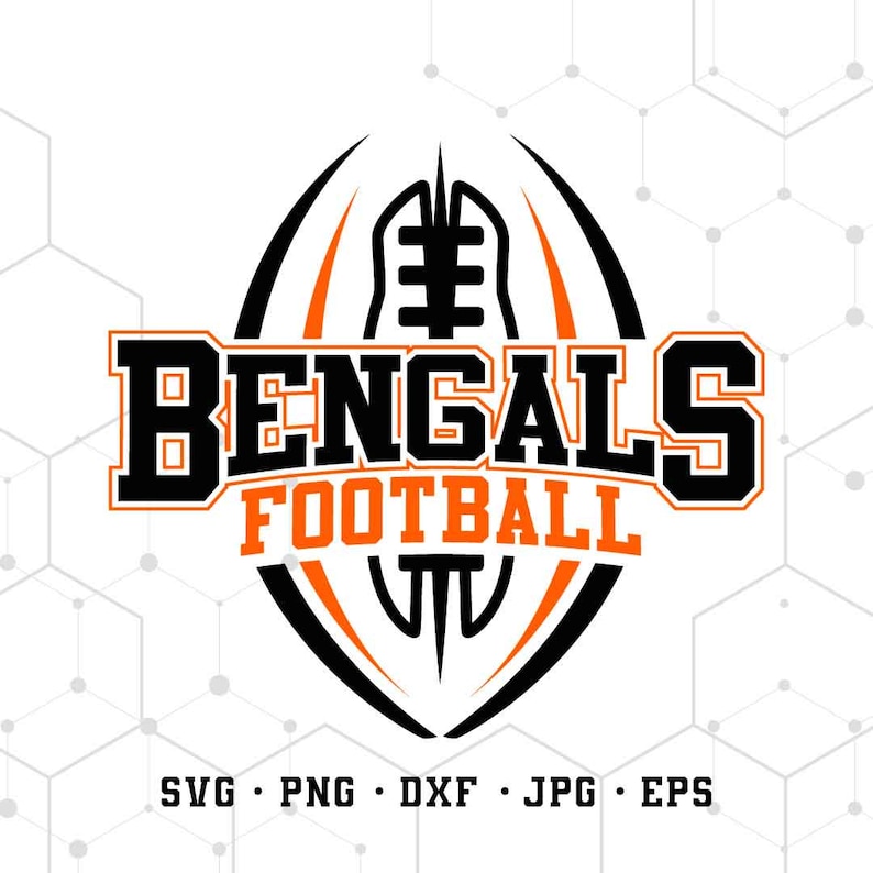 Bengals Football Svg Png, Football Svg, Sports Svg, Football Shirt ...