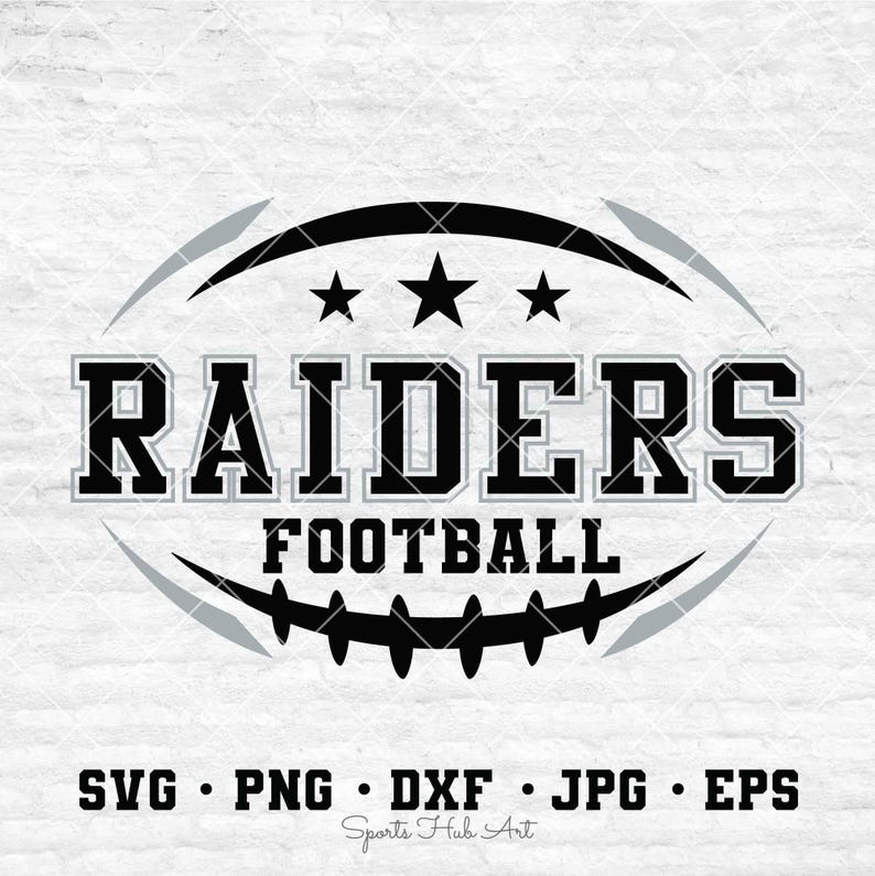 Raiders Football Svg, Football Svg, Sports Svg, Football Shirt ...