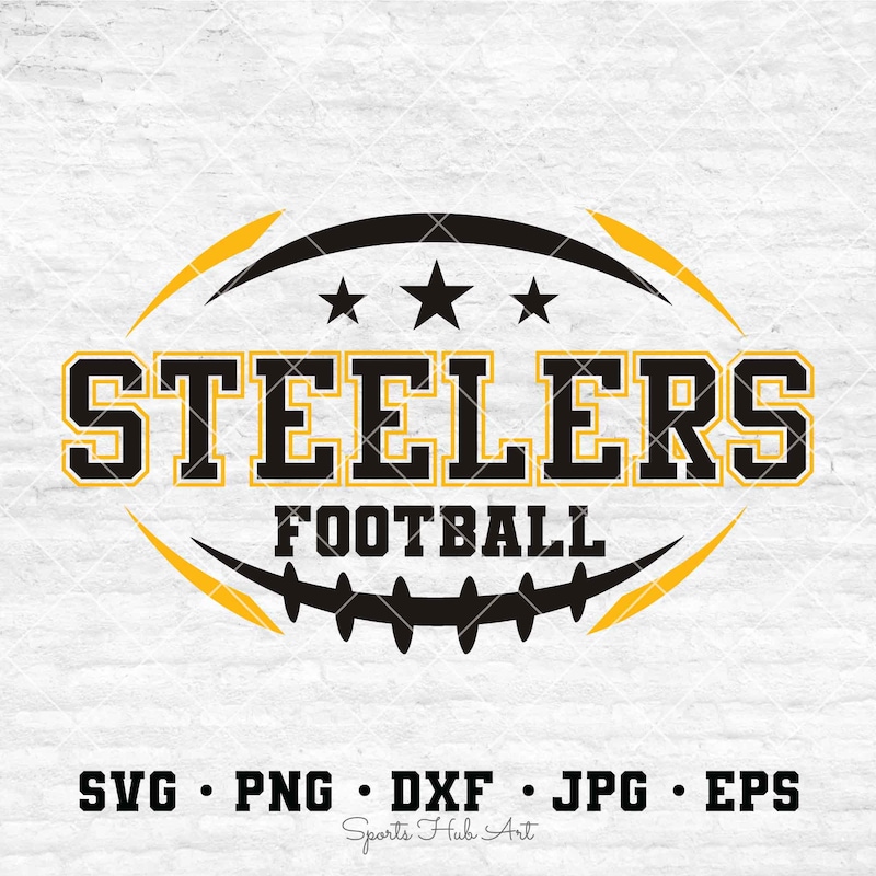 Steelers Logo Clipart - Etsy
