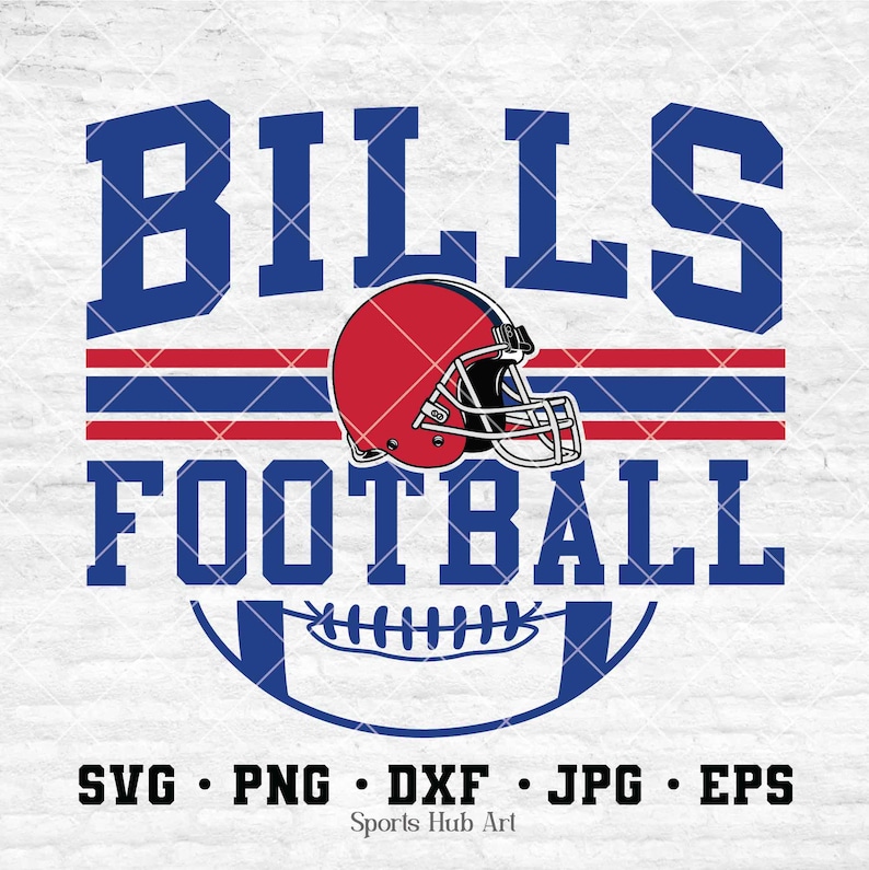 Bills Football Svg, Football Svg, Sports Svg, Football Shirt ...