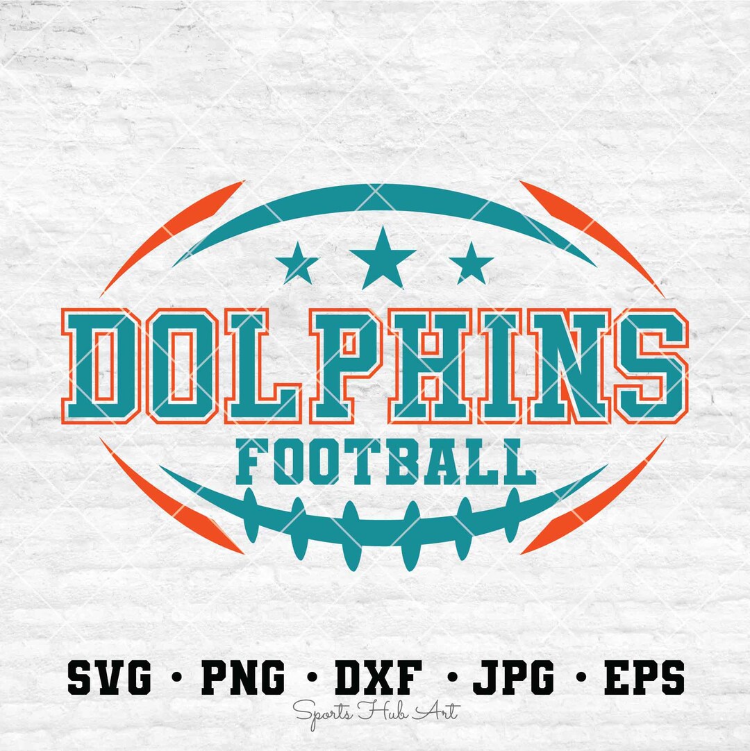 Dolphins Football Svg, Football Svg, Sports Svg, Football Shirt ...