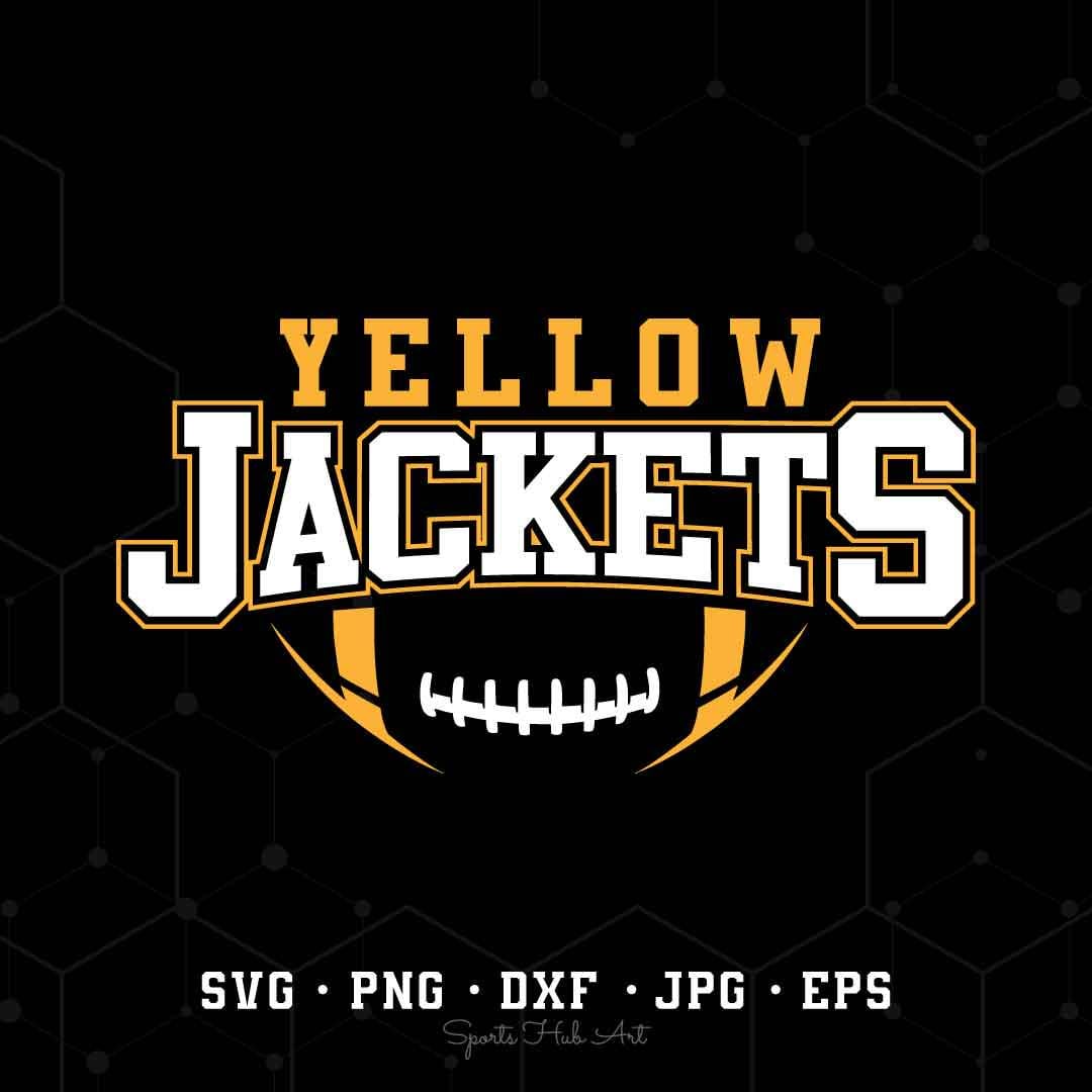 Yellow Jackets SVG PNG, Yellow Jackets Mascot Svg, Yellow Jackets Cheer ...