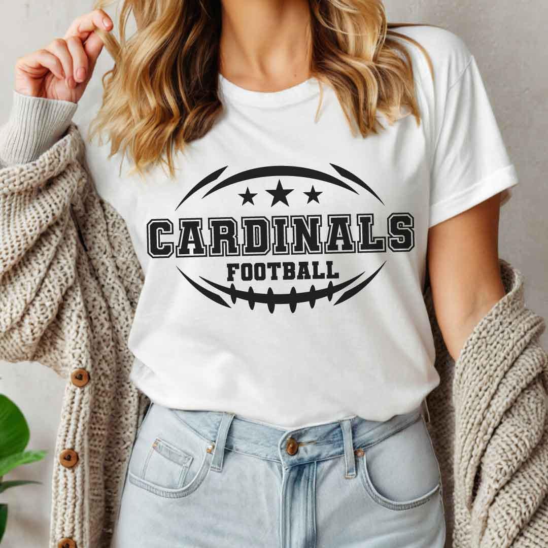 Cardinals Football Svg, Football Svg, Sports Svg, Football Shirt ...