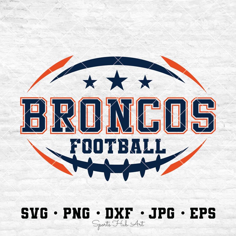 Denver Broncos Clipart - Etsy