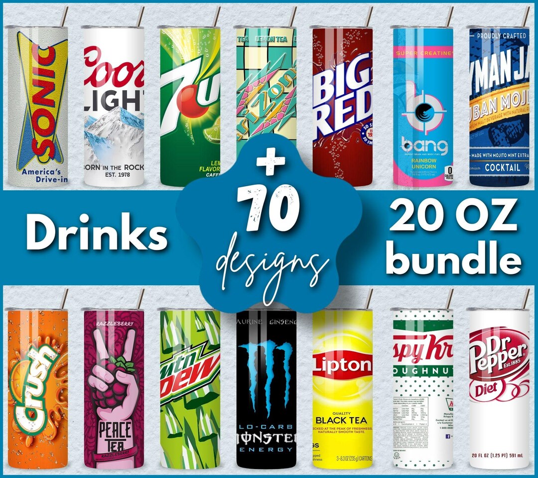 Cartoon 20oz Tumbler Wrap Png Bundle , Movies 20 Oz Skinny Tumbler Wrap ...