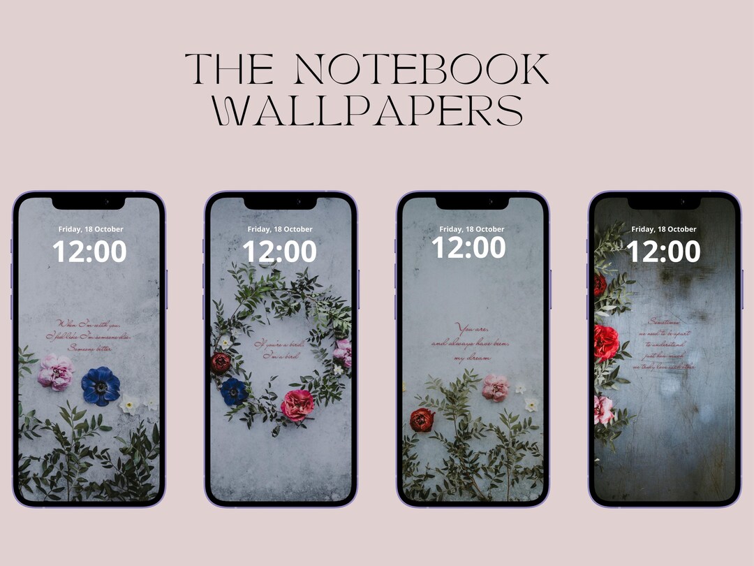The Notebook Wallpapers – Digital Download |romantic Film-inspired Art ...