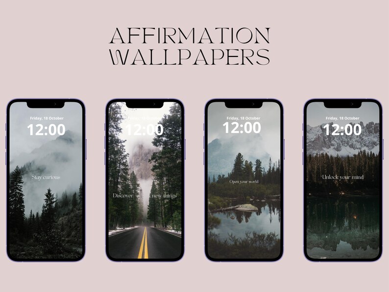 Affirmation Wallpaper for Your Phone, Daily Motivation, Positive Vibes ...