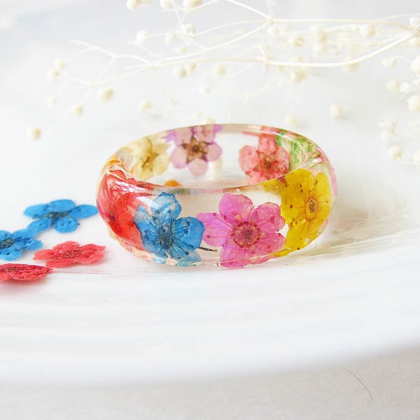 Real Flower Ring - Etsy