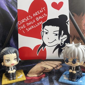 Jujutsu Kaisen Valentine's Day Art Prints