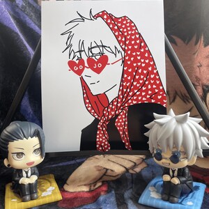 Jujutsu Kaisen Valentine's Day Art Prints