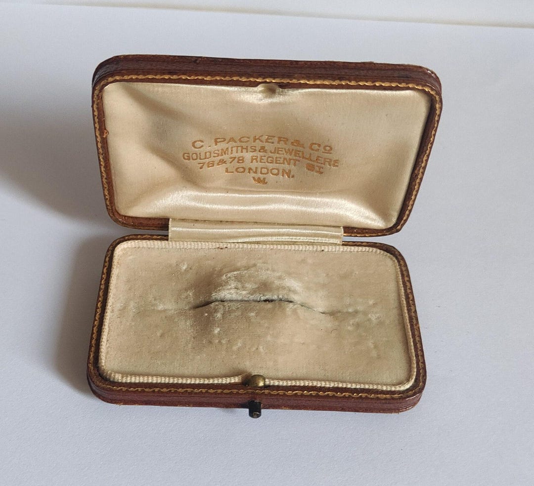 Antique C. Packer & Co. London Jewelry Box/case for Brooch, Pin ...