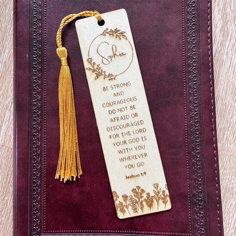 Personalized Christian Bookmarks - Etsy