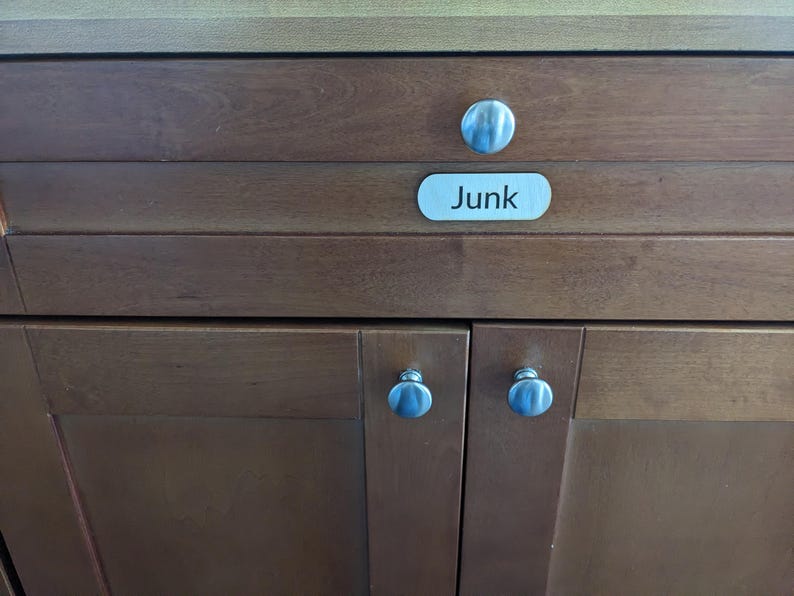 Custom Cabinet, Drawer, Storage Labels - Etsy