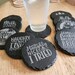 Slate Coasters | Round | Christmas | Gift Ideas - Etsy