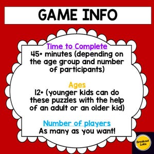 Fall Festival Logic Puzzle Scavenger Hunt Game (printable) - Etsy