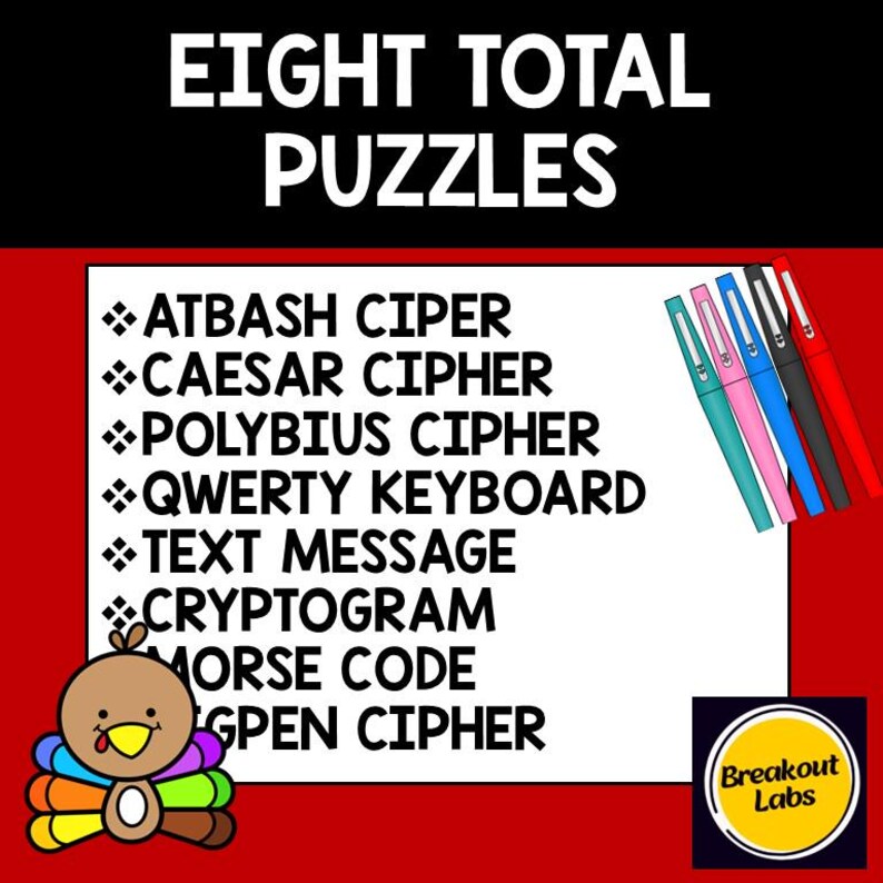 Thanksgiving Trivia Escape Room: Printable Puzzle Game (digital ...