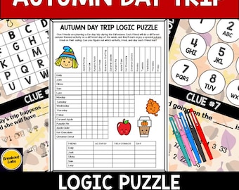 Veteran's Day Scavenger Hunt - Logic Puzzle Game for Kids - Fall ...