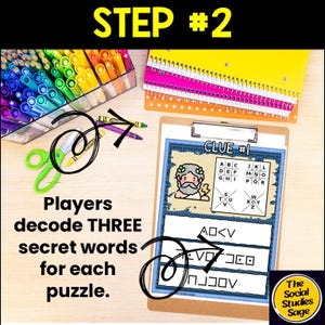 Greek Mythology Escape Room: Kids Printable Word Search Game (PDF ...