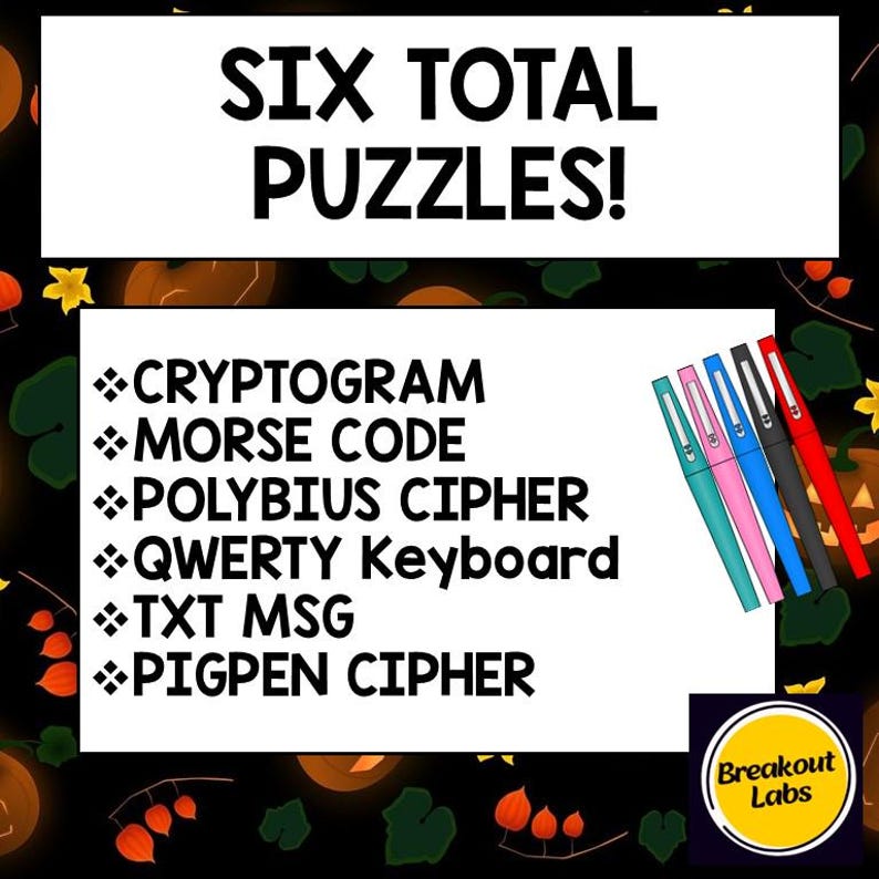 Halloween Scavenger Hunt for Kids - Vampire Trivia Puzzle - Printable ...