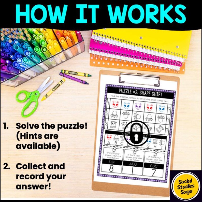 Escape Room for Kids - Printable Party Game - Alien Game - Space Escape ...